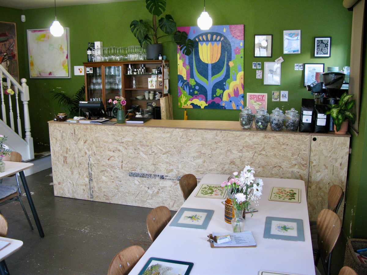 bar counter in osb and eucalyptus ply - Germain